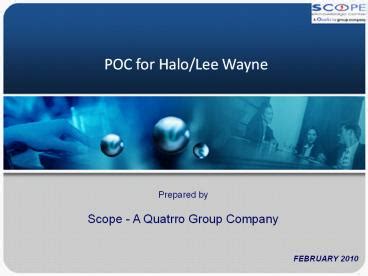 PPT POC PowerPoint Presentation Free To Download Id Aa Bb ZTI Y