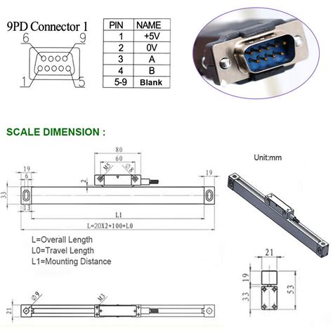 AXIS DRO KIT Standard SCALES ToAuto Tool