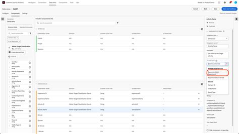 what is target reporting in adobe customer journey analytics adobe
