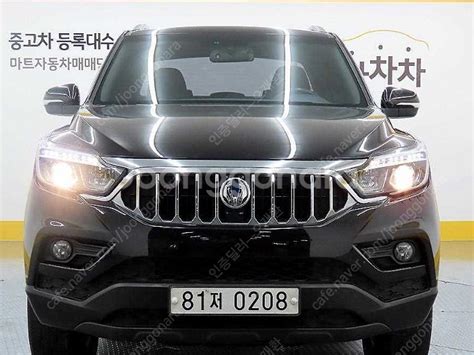 Kg모빌리티쌍용 렉스턴 스포츠 칸 디젤 22 기타 국산차 중고나라