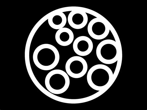 Free Density Circle Pattern Shape Logo Template Vector Download Logowik