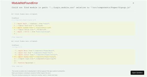 Navigationbar Codesandbox