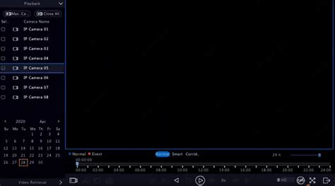 UNV Viewing Playback And Clipping DVRCMS