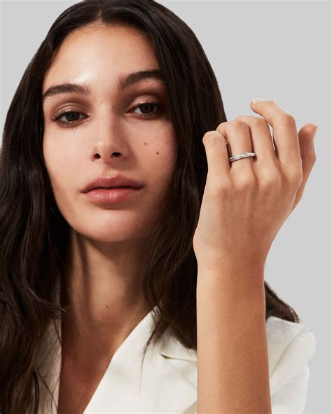 Thorn Arc Solitaire Pavé Band In Platinum Stephen Webster