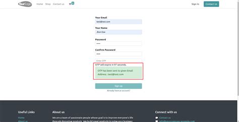 Odoo Website Otp Authentication Otp Log In On Odoo Website