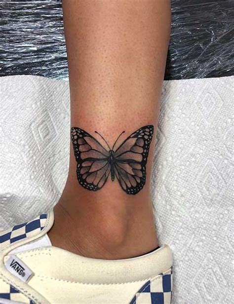 Ankle Tattoos For Women Butterfly Designs That Symbolize Grace And Freedom