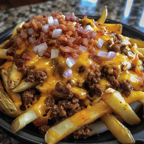 Loaded Chili Cheese Fries With Bacon Maxivores