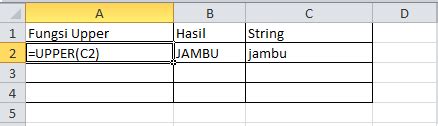 Fungsi String Di Excel Belajar Mudah Simulasi Digital