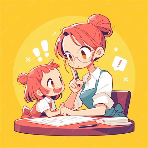 Teachers Giving Classroom Instructions Premium Ai Generated Vector