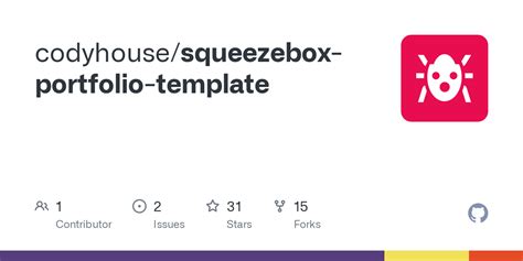 github codyhouse squeezebox portfolio template
