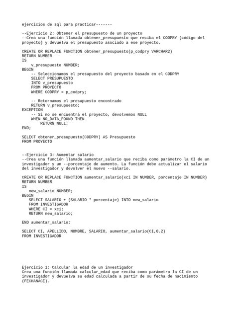 ejercicios para practicar bdpry22024 pdf bases de datos sql