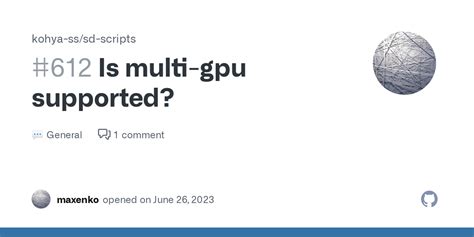 Is Multi Gpu Supported Kohya Ss Sd Scripts Discussion Github