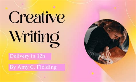 Placeit Creative Writing Fiverr Gig Image Template Featuring A