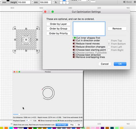 Cut Inner Shape First Issue Lightburn Software Questions Lightburn Software Forum