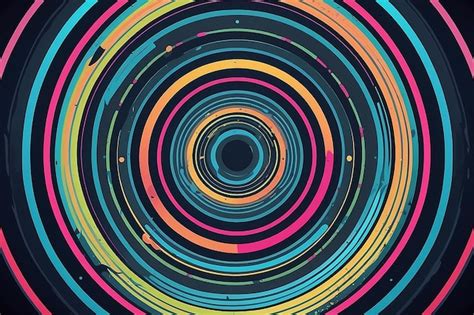 Premium Photo Concentric Circles Abstract Background