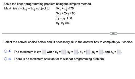Solved Solve The Linear Programming Problem Using The Chegg