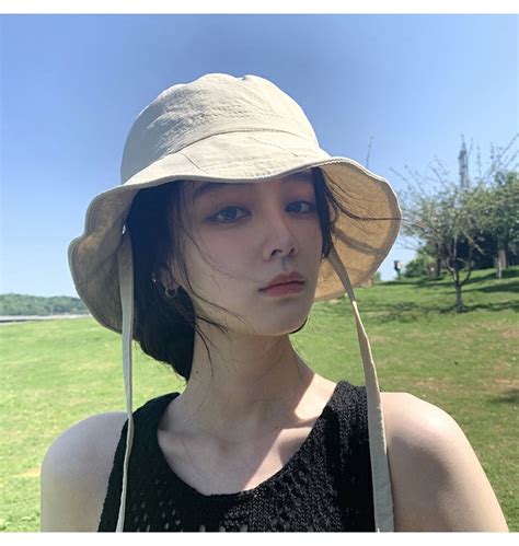 썬바이저모자 여름 창모자 챙 캡 Uv차단 비치 물놀이 썬캡 일본 디자인 라인 어부 얇은 티몬