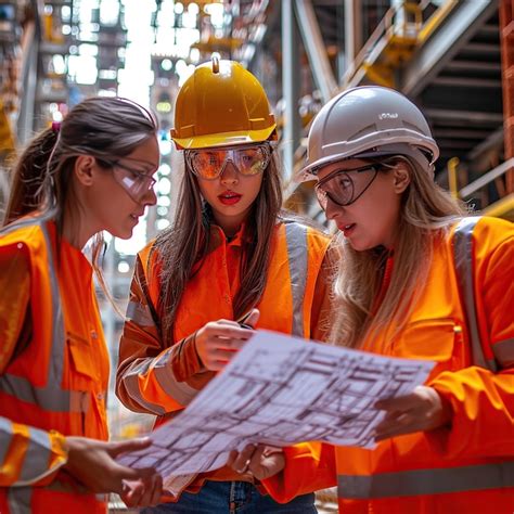 women construction engineers discussion with women architects at