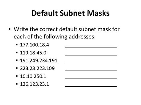 IP Addressing And Subnetting Decimal To Binary Conversion