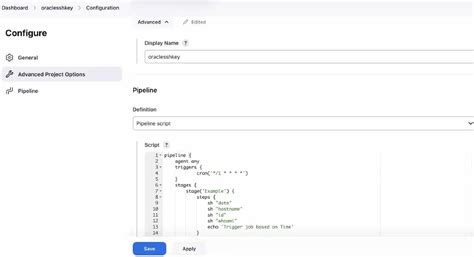 Jenkins Pipeline Job To Trigger Commandsscripts Based On Time In