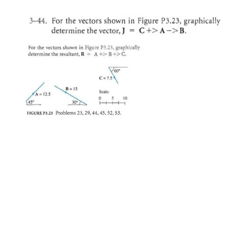 Please Solve The Vectors For Both Pages Assignment Chegg