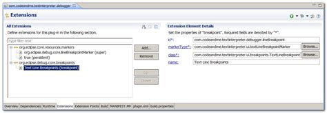 Code Me Debugger UI Breakpoint Integration