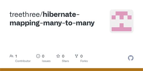 GitHub Treethree Hibernate Mapping Many To Many