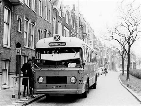 🚌ret Bus 36 Van Centraal Station Naar Alexanderpolder 1973 Vervoer