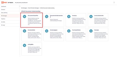 Document Understanding Machine Learning Document Classification Community Release Document