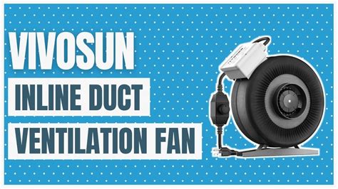 Vivosun 4 Inch 195 Cfm Inline Duct Fan With Carbon Filter 42 Off