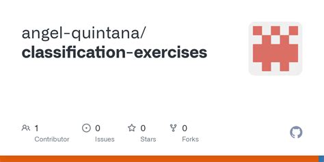 GitHub Angel Quintana Classification Exercises