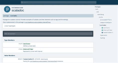 Guide To Scaladoc Baeldung On Scala