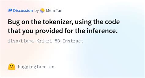 Ilspllama Krikri 8b Instruct · Bug On The Tokenizer Using The Code