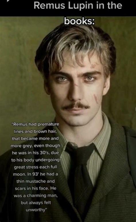🐺remus Lupin In The Books Made By Draconiamalfoy On Tiktok Lupin