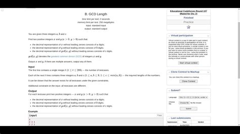 Codeforces Gcd Length Youtube