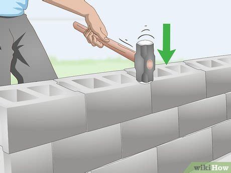 How To Build A Cinder Block Wall With Pictures WikiHow