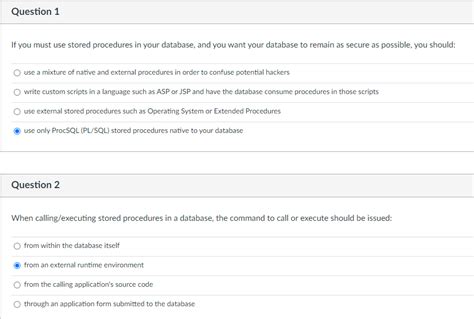 solved if you must use stored procedures in your database