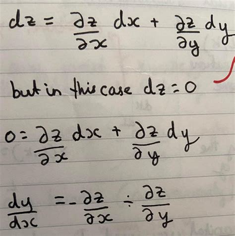 differentials and total differentiation flashcards quizlet