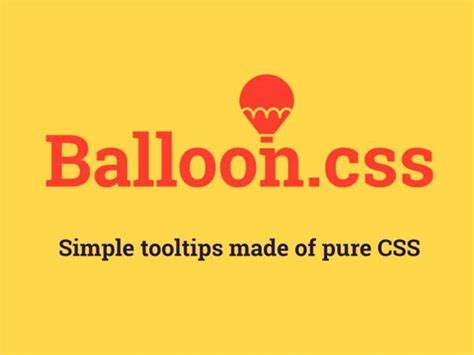 Ballooncss Des Tooltips En Pur Css Pour Vos éléments Html Actualité Wordpress Et Woocommerce