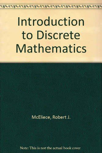 Introduction To Discrete Mathematics Robert J Mceliece 9780071002028 Books