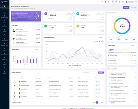Ynex Nextjs Typescript And Tailwind Css Admin And Dashboard Template
