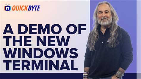 how to use the new windows terminal demo an itprotv quickbyte youtube