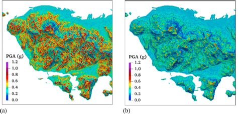 Amplification Of Peak Ground Accelerations Due To Topography And Site Download Scientific