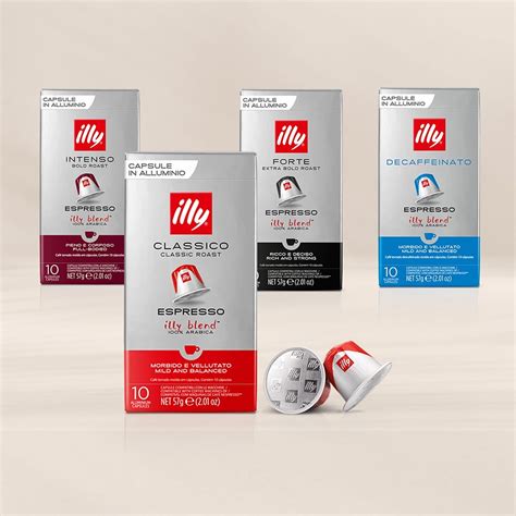 Capsule Cafea Illy Espresso Forte Compatibile Nespresso 10 Capsule 57g