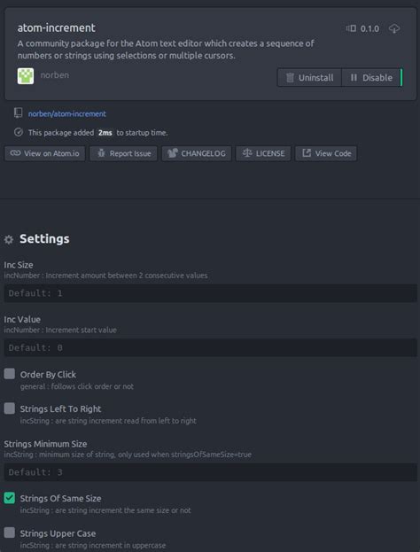 Github Norbenatom Increment A Community Package For The Atom Text