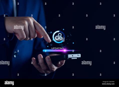 operating system upgrade concept installation app and software update