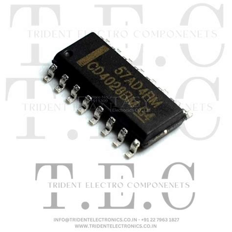 Cd4028bm96 Decoding Logic Gate Ic At Best Price In Mumbai By Trident