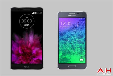 Phone Comparisons LG G Flex Vs Samsung Galaxy Alpha