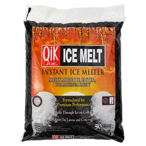 Qik Joe Calcium Chloride Ice Melt Instant Snow And Ice Melt For Side