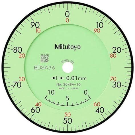 Mitutoyo 2048a 10 Dial Indicator With Fixture Iso Version Adjustable